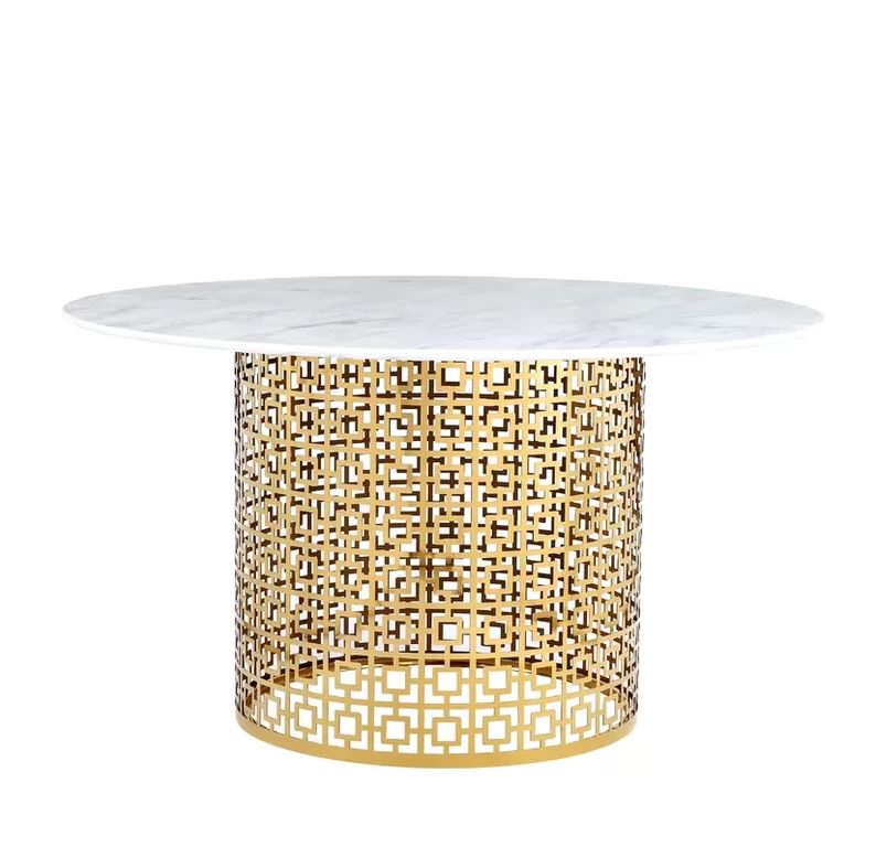 PB-28COL Round Dining Table -55"D – Palma Brava Home Furnishings