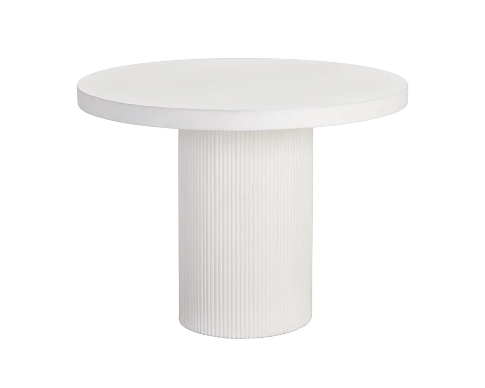 PB-06NIC Dining Table - White Concrete – Palma Brava Home Furnishings